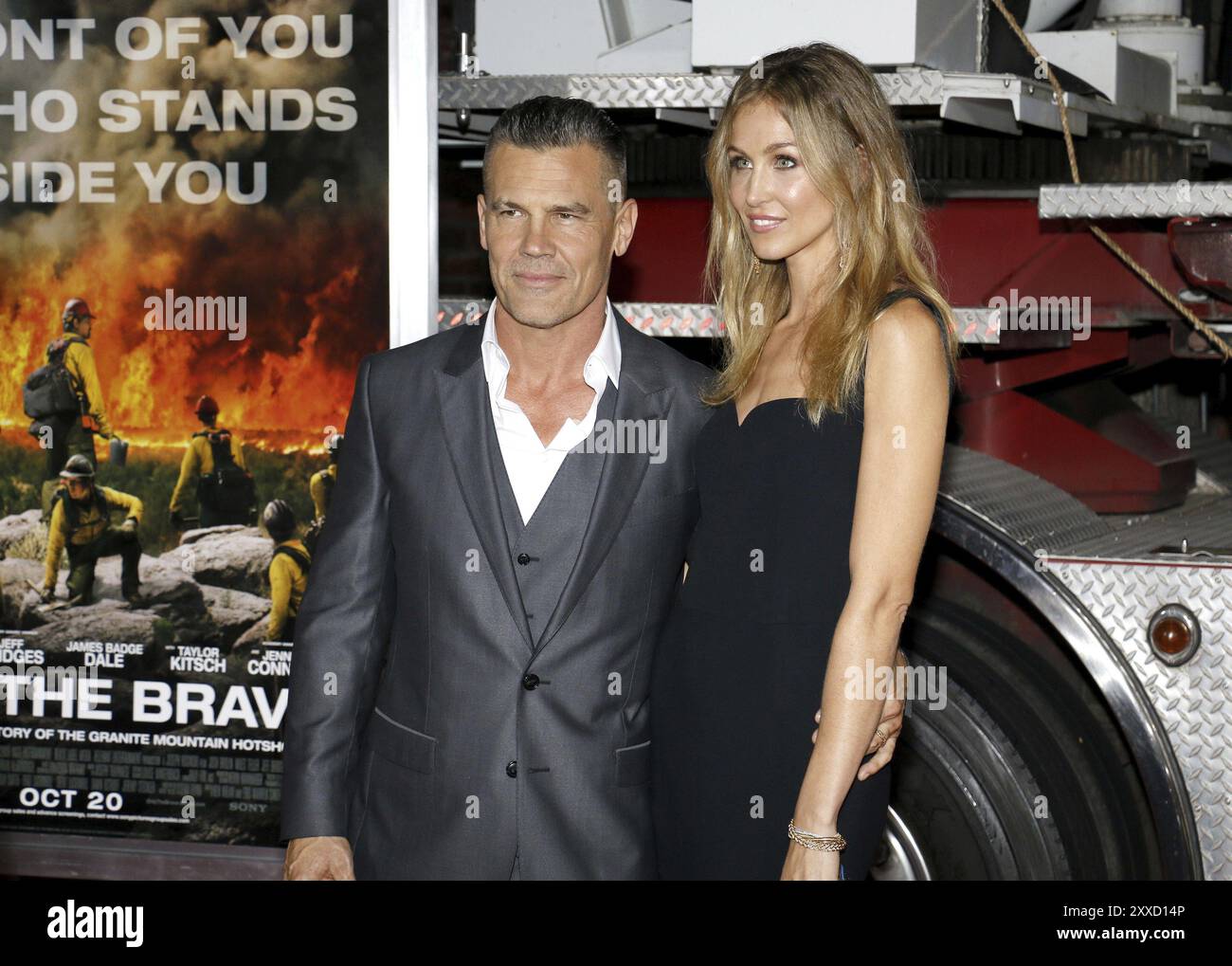 Josh Brolin and Kathyrn Boyd at the Los Angeles premiere of 'Only The ...