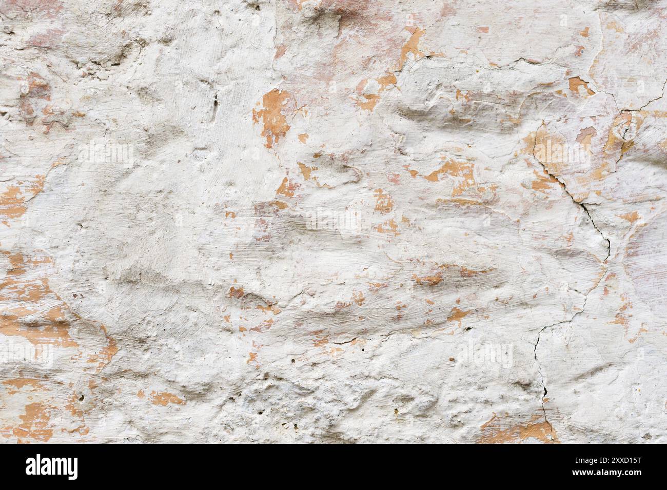 Textured grunge background. Volumetric plastered wall with a multilayer ...