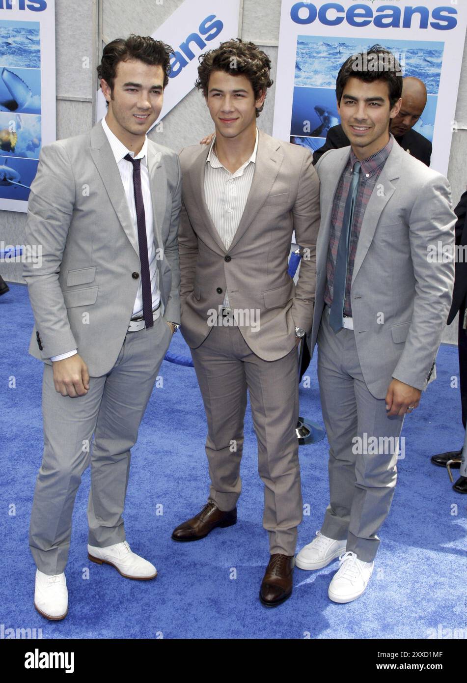 Nick Jonas, Kevin Jonas and Joe Jonas of The Jonas Brothers at the Los ...