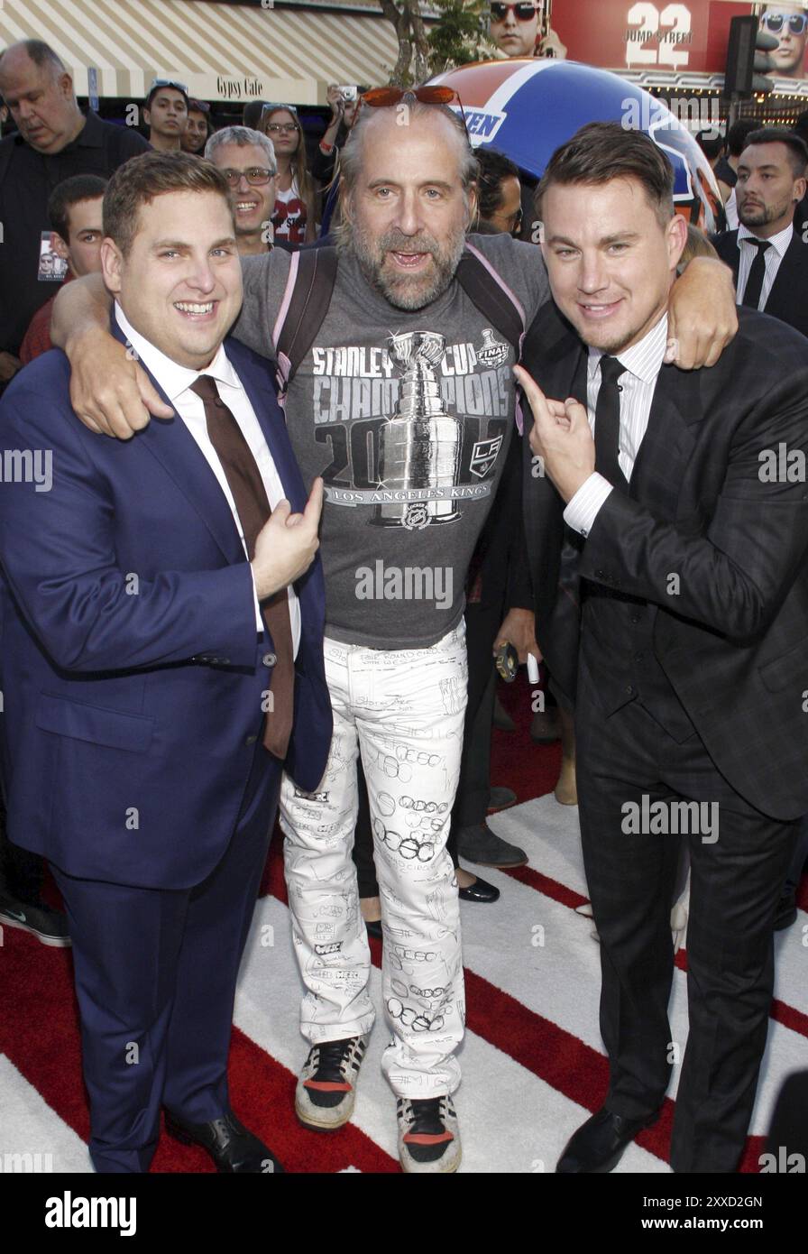 Jonah Hill, Peter Stormare and Channing Tatum at the Los Angeles ...