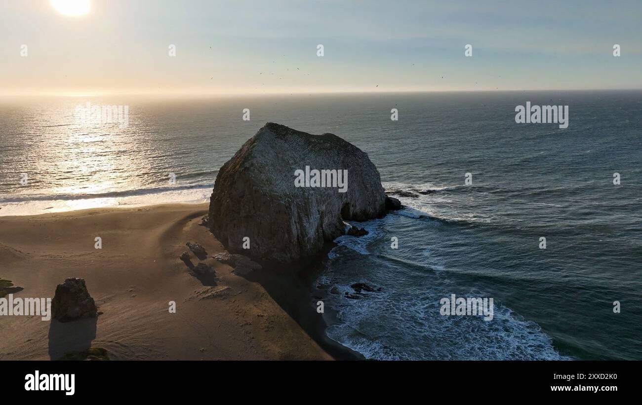Large rocks natural monument Piedra de Iglecias Church stone on Chilean ...
