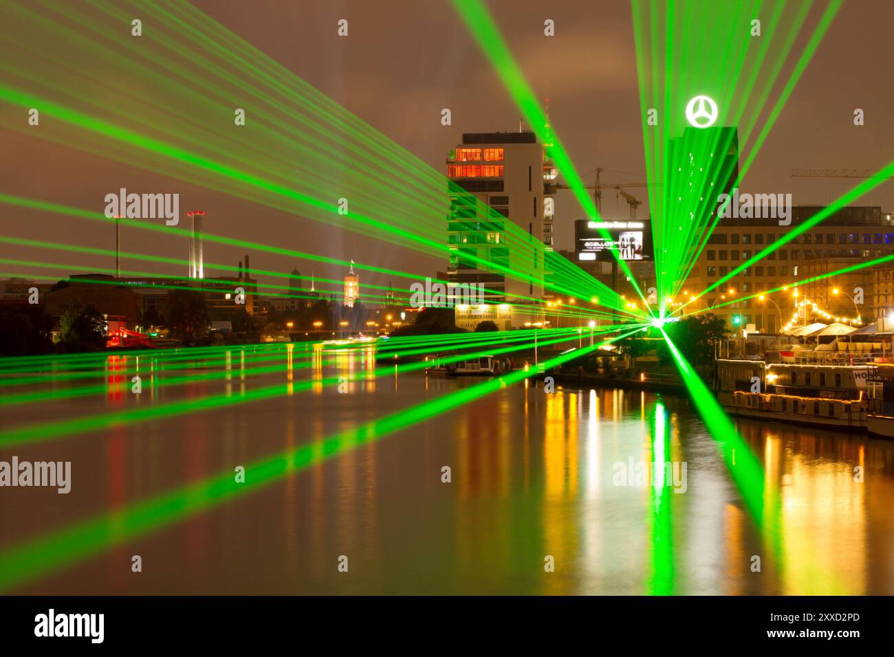 Berlin germany light installation light hi-res stock photography and ...