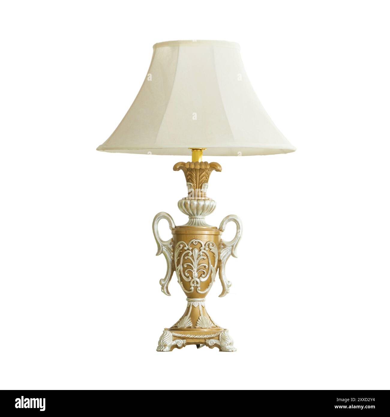 Vintage Luxury lamp isolated on white background Stock Photo - Alamy