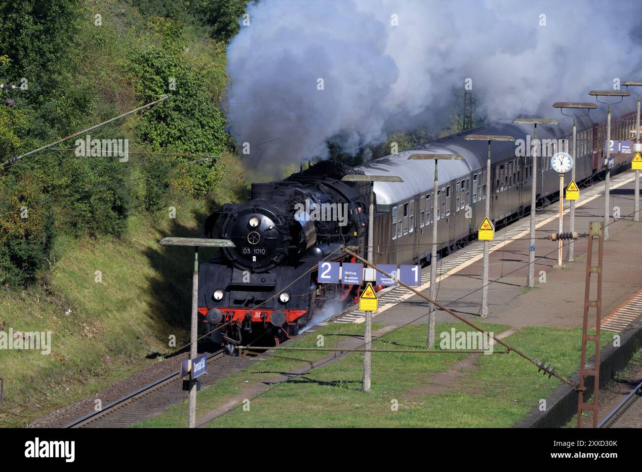 Special steam train Stock Photo - Alamy