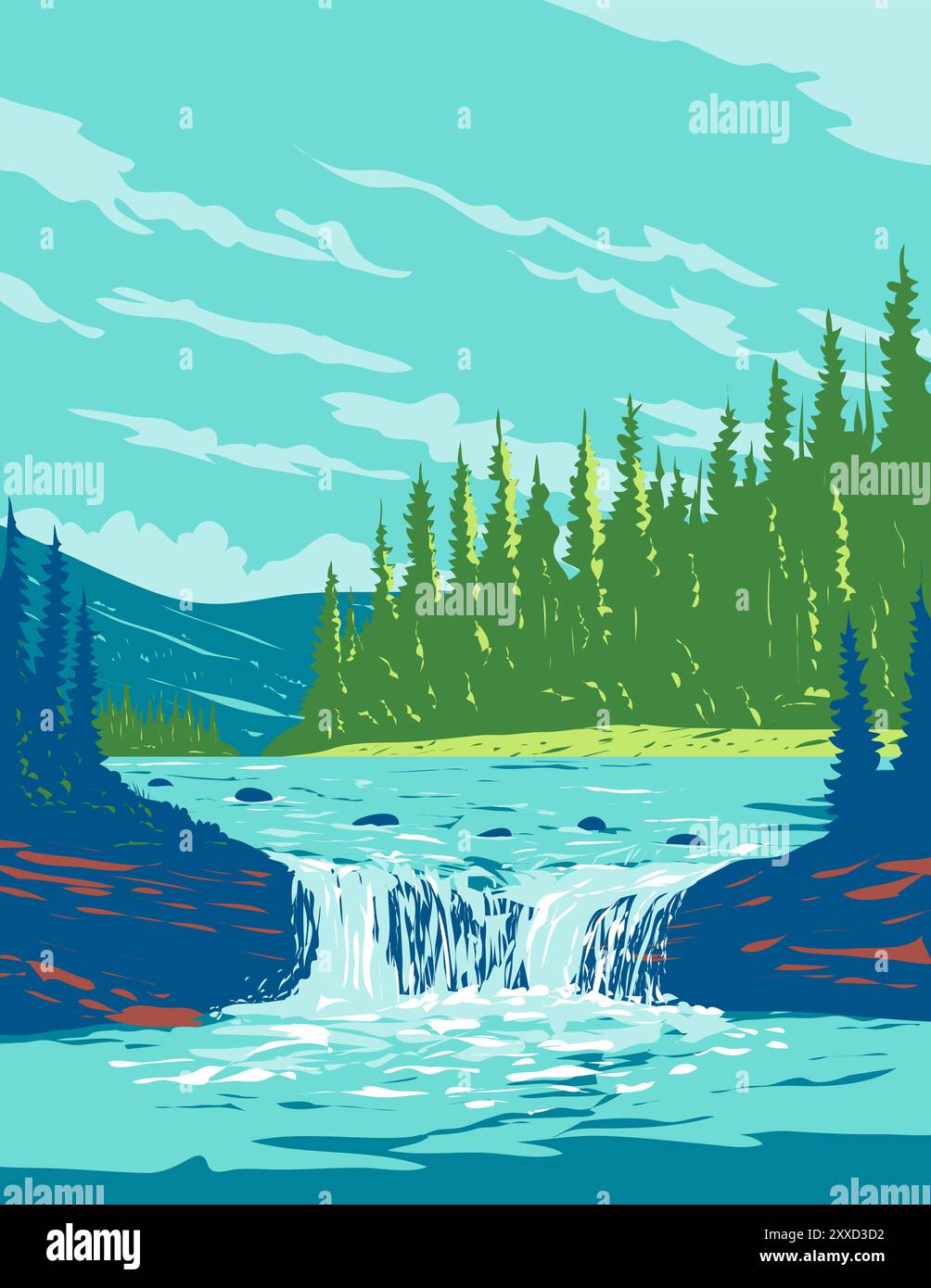 Kananaskis Stock Vector Images - Alamy