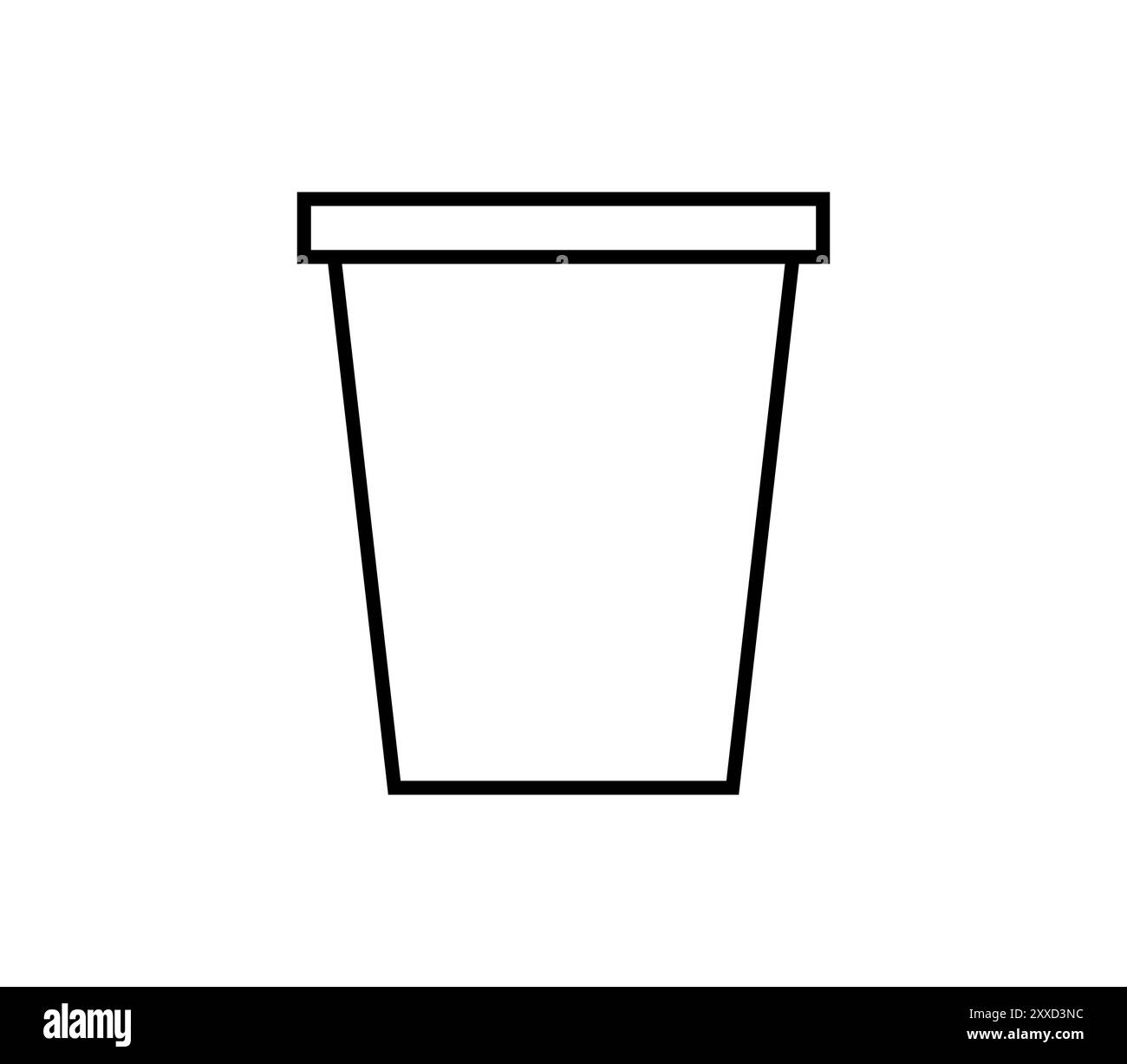 Yogurt icon illustrated in vector on white background Stock Photo - Alamy