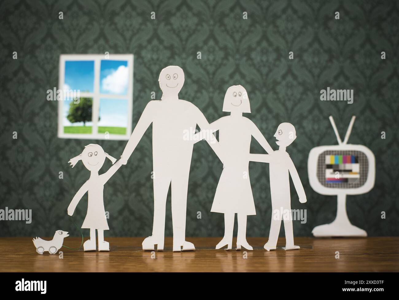 Vintage tv cut out hi-res stock photography and images - Alamy