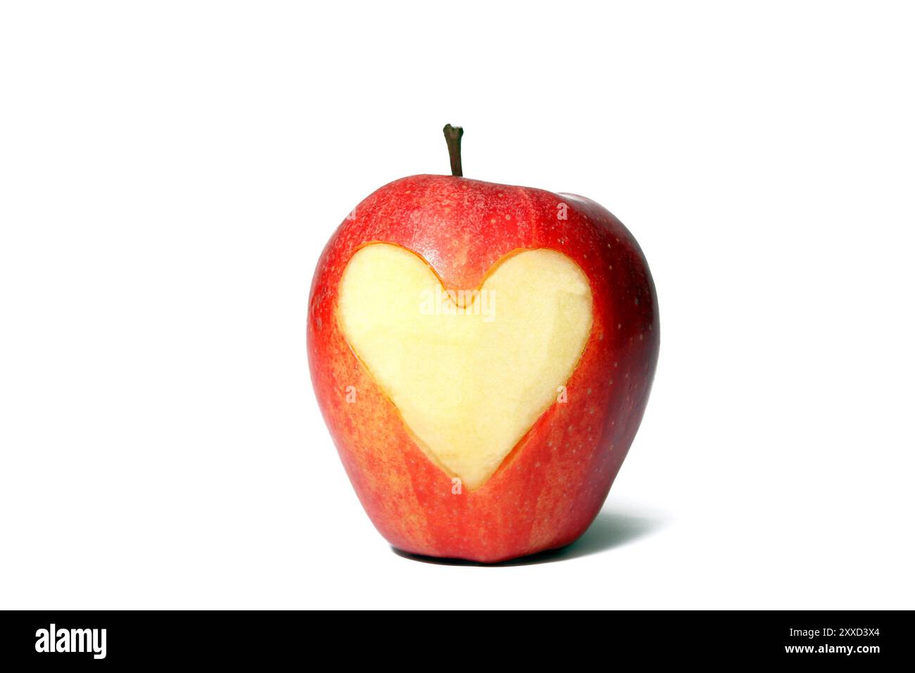 Heart shaped fruit icon Cut Out Stock Images & Pictures - Alamy