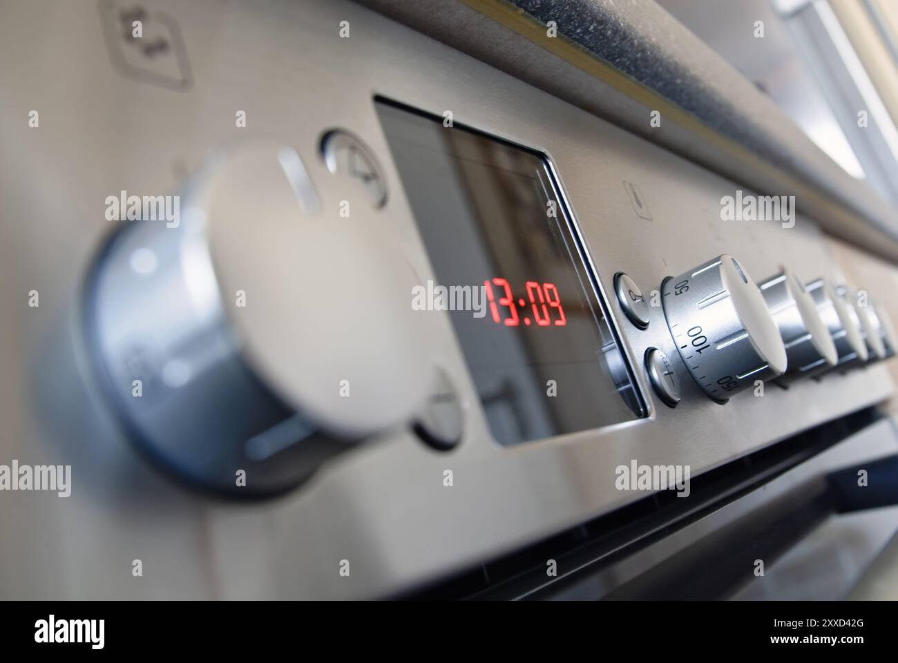 Control panel of an electric cooker Stock Photo - Alamy