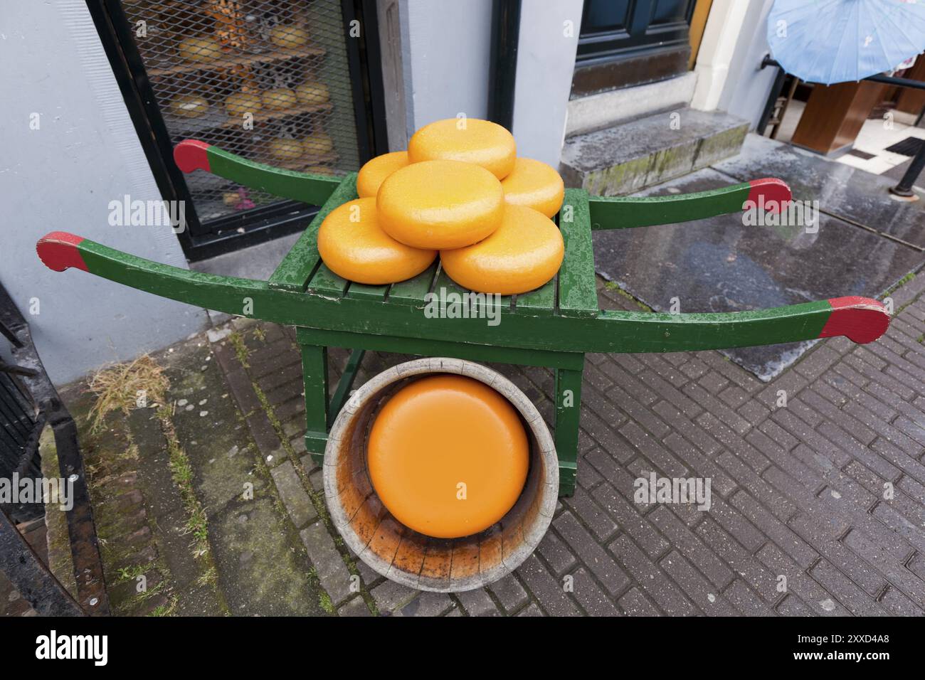 Cheese trolley, Amsterdam, Netherlands Stock Photo - Alamy