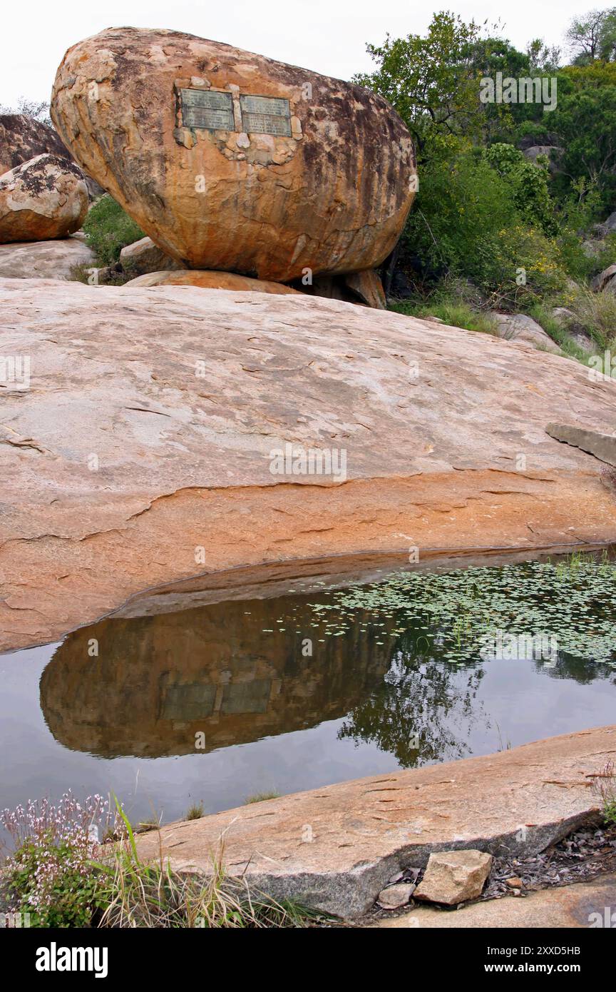 Kruger-Denkmal im Kruger Nationalpark Suedafrika, Kruger Memorial ...