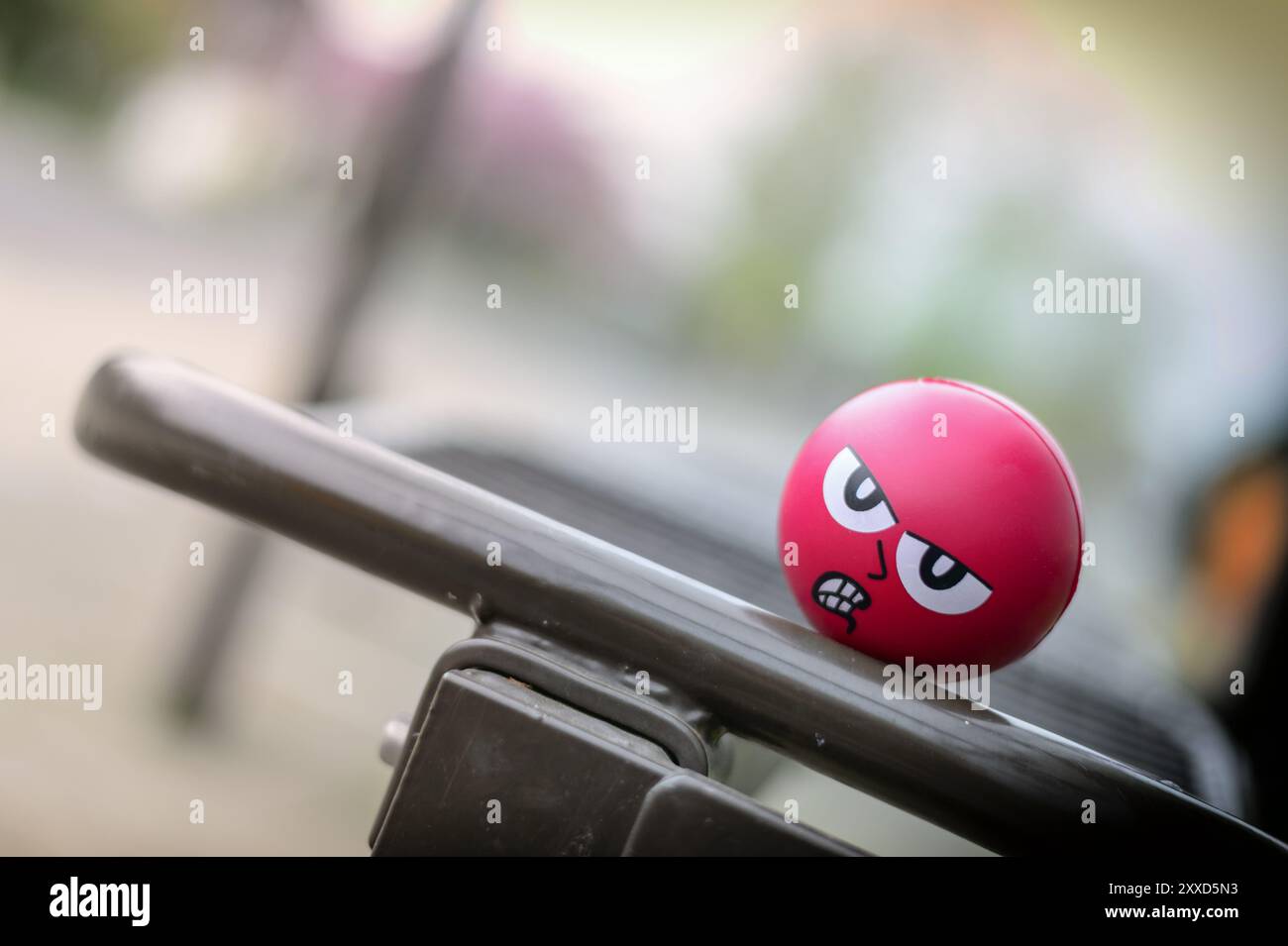 Bench red ball on hi-res stock photography and images - Alamy