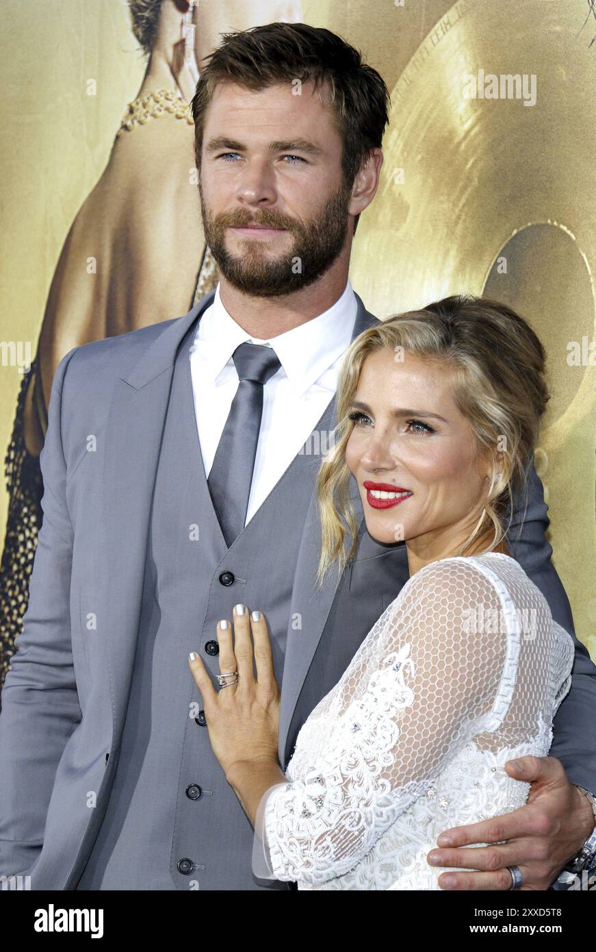 Chris Hemsworth and Elsa Pataky at the Los Angeles premiere of 'The ...