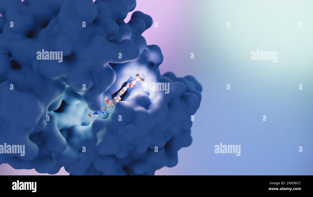 Illustration of Deucravacitinib (BMS-986165) bound to its target ...