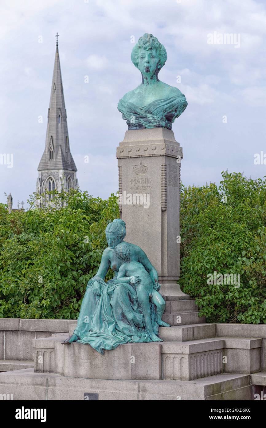Marie Statue Queen of Copenhagen, Denmark, Europe Stock Photo - Alamy