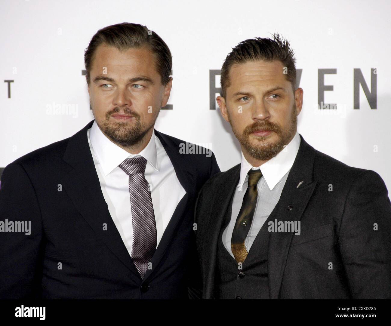 HOLLYWOOD, CA, Leonardo DiCaprio and Tom Hardy at the Los Angeles ...