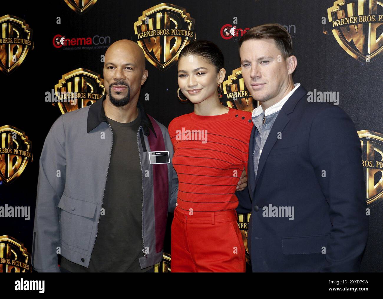 Common, Zendaya and Channing Tatum at the 2018 CinemaCon, Warner Bros ...