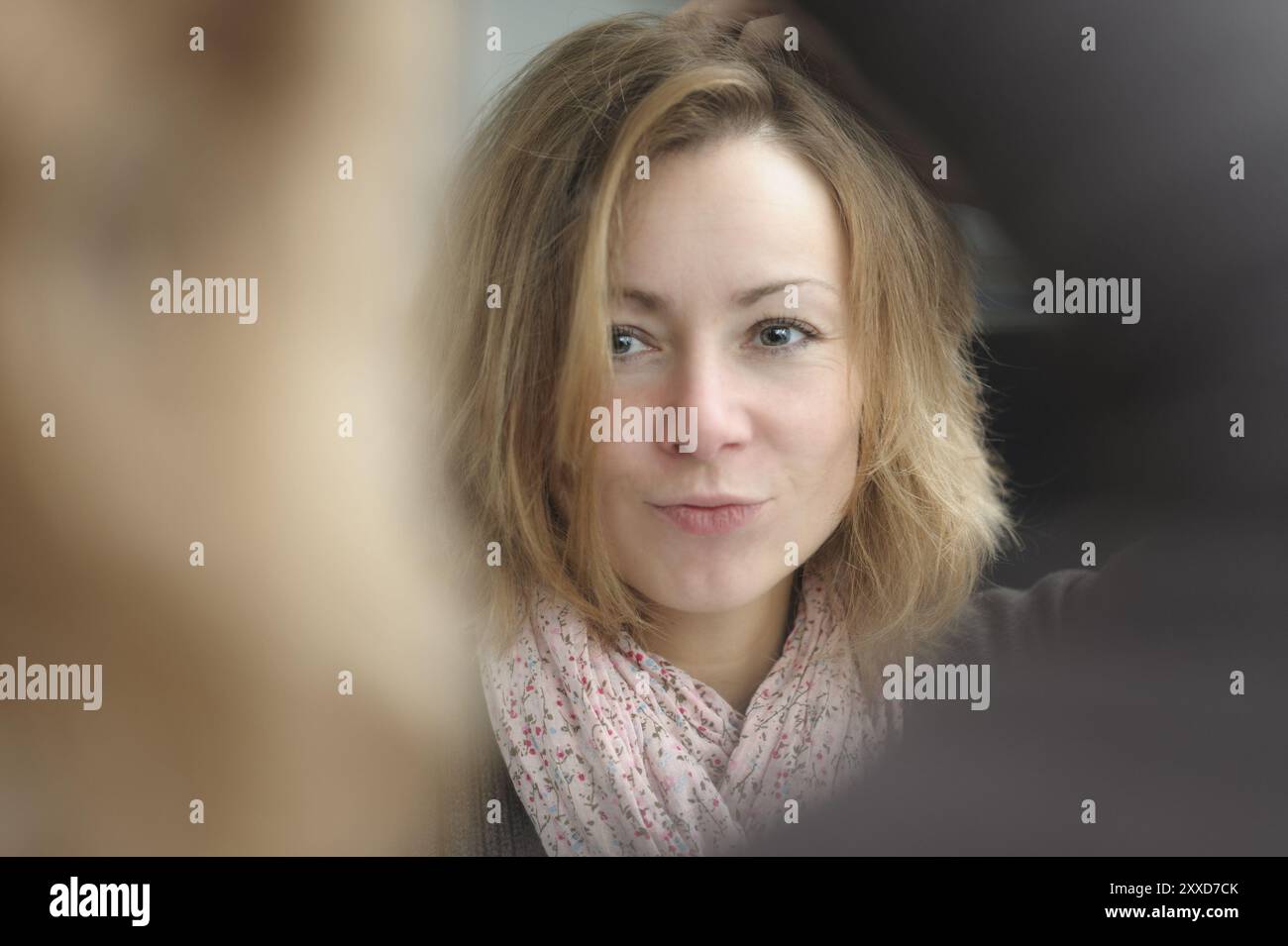 Reflection woman mirroring hi-res stock photography and images - Alamy