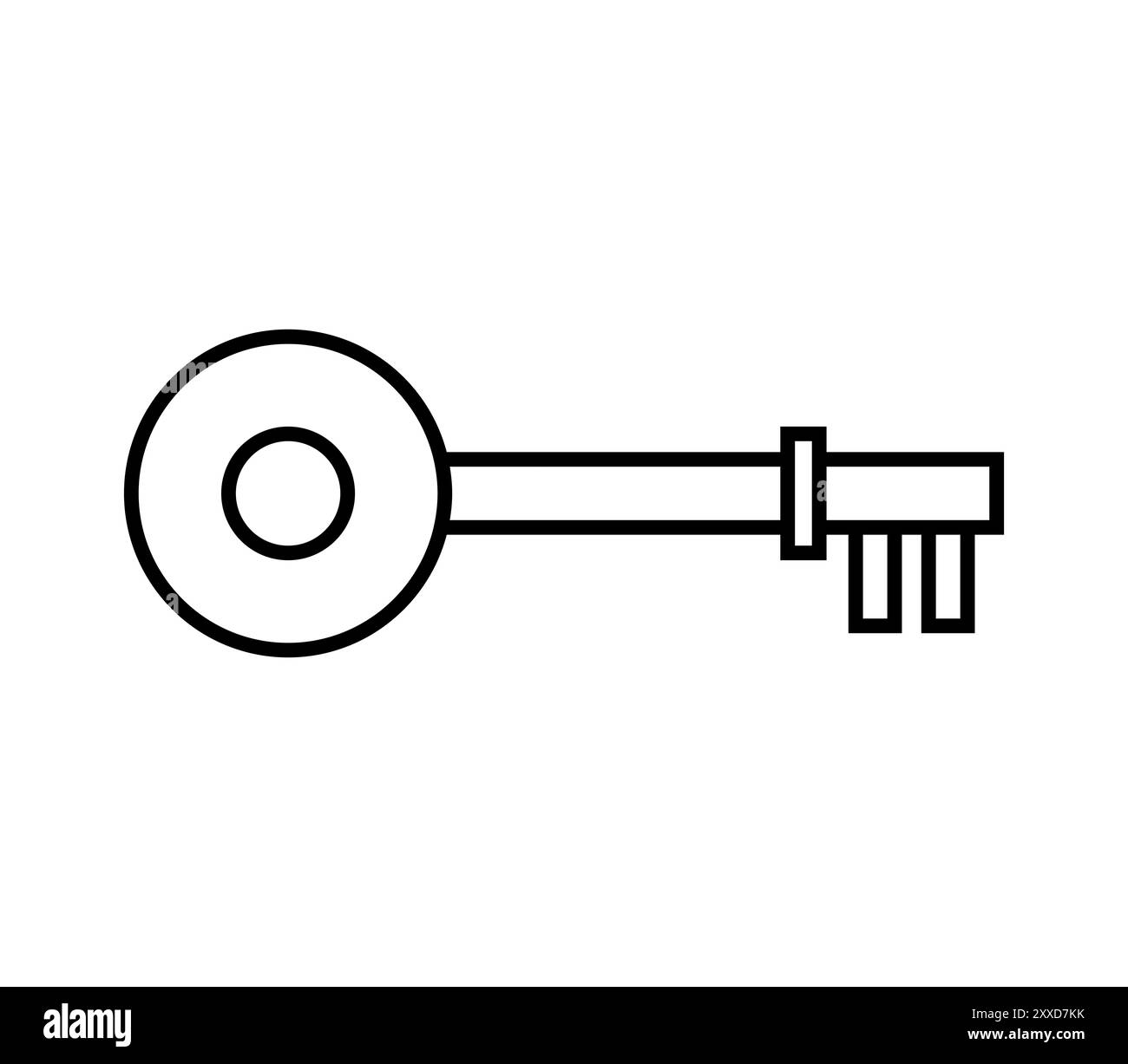 Key icon illustrated in hi-res stock photography and images - Alamy