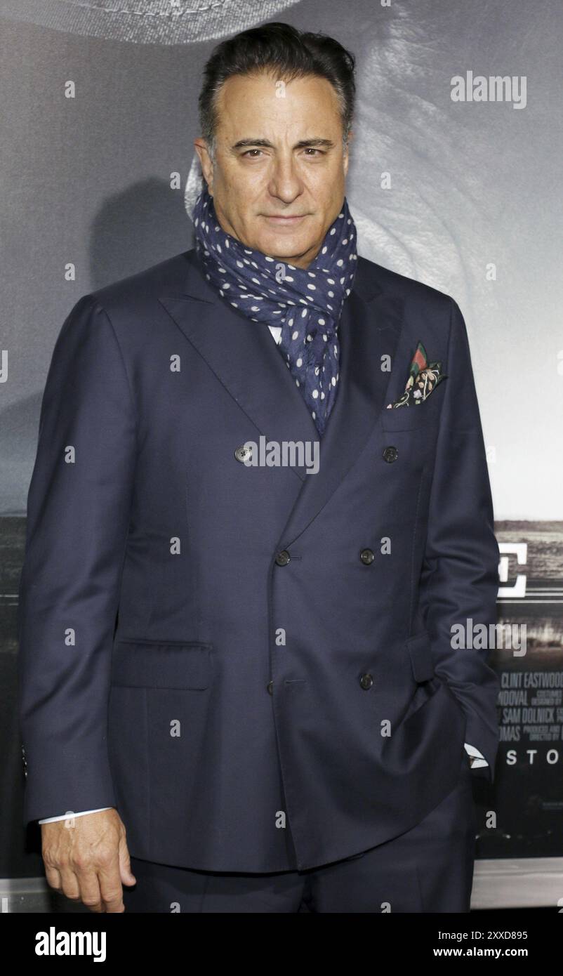Andy Garcia at the World premiere of 'The Mule' held at the Regency ...