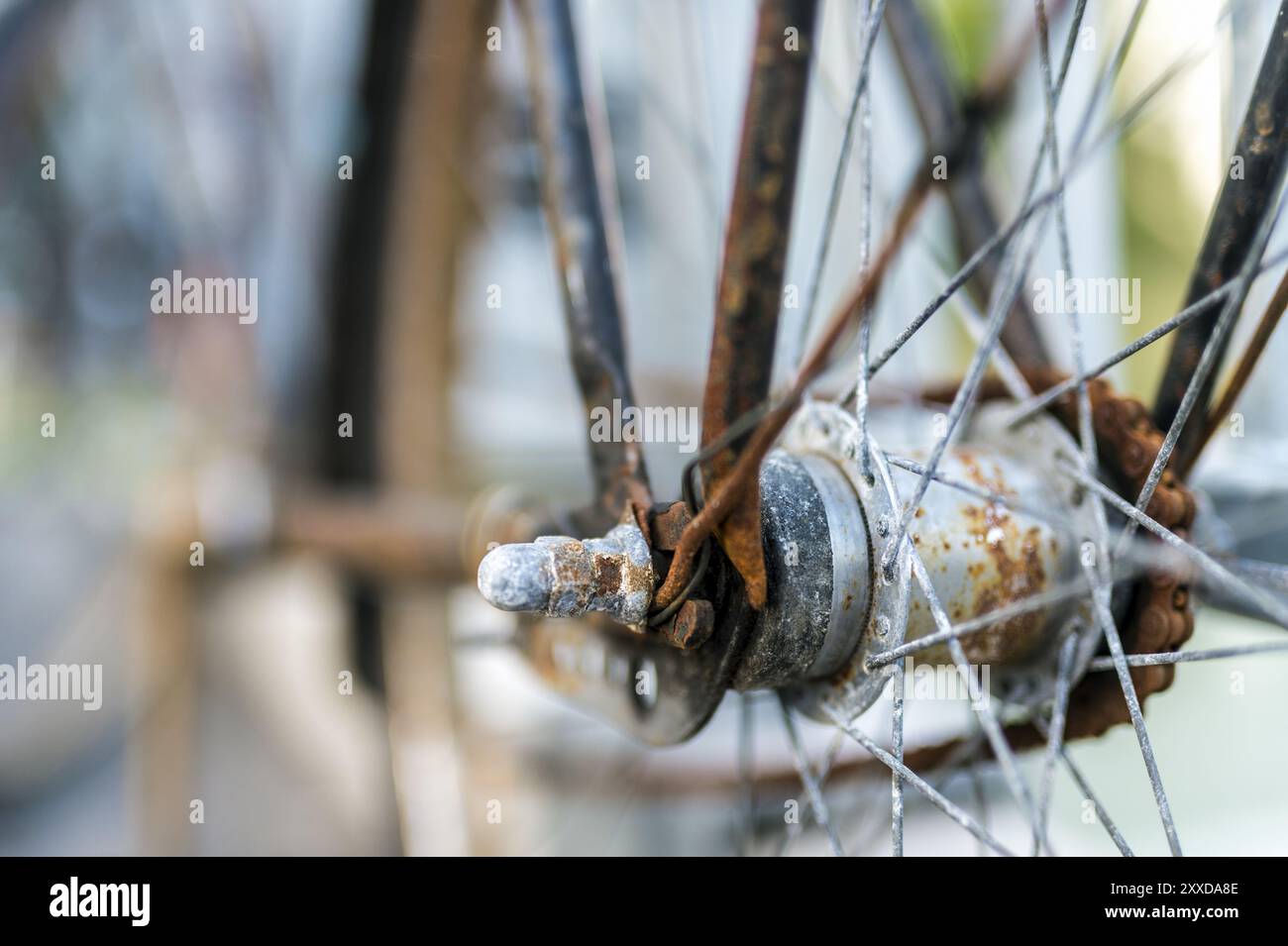 Close up view bicycle hub hi-res stock photography and images - Alamy