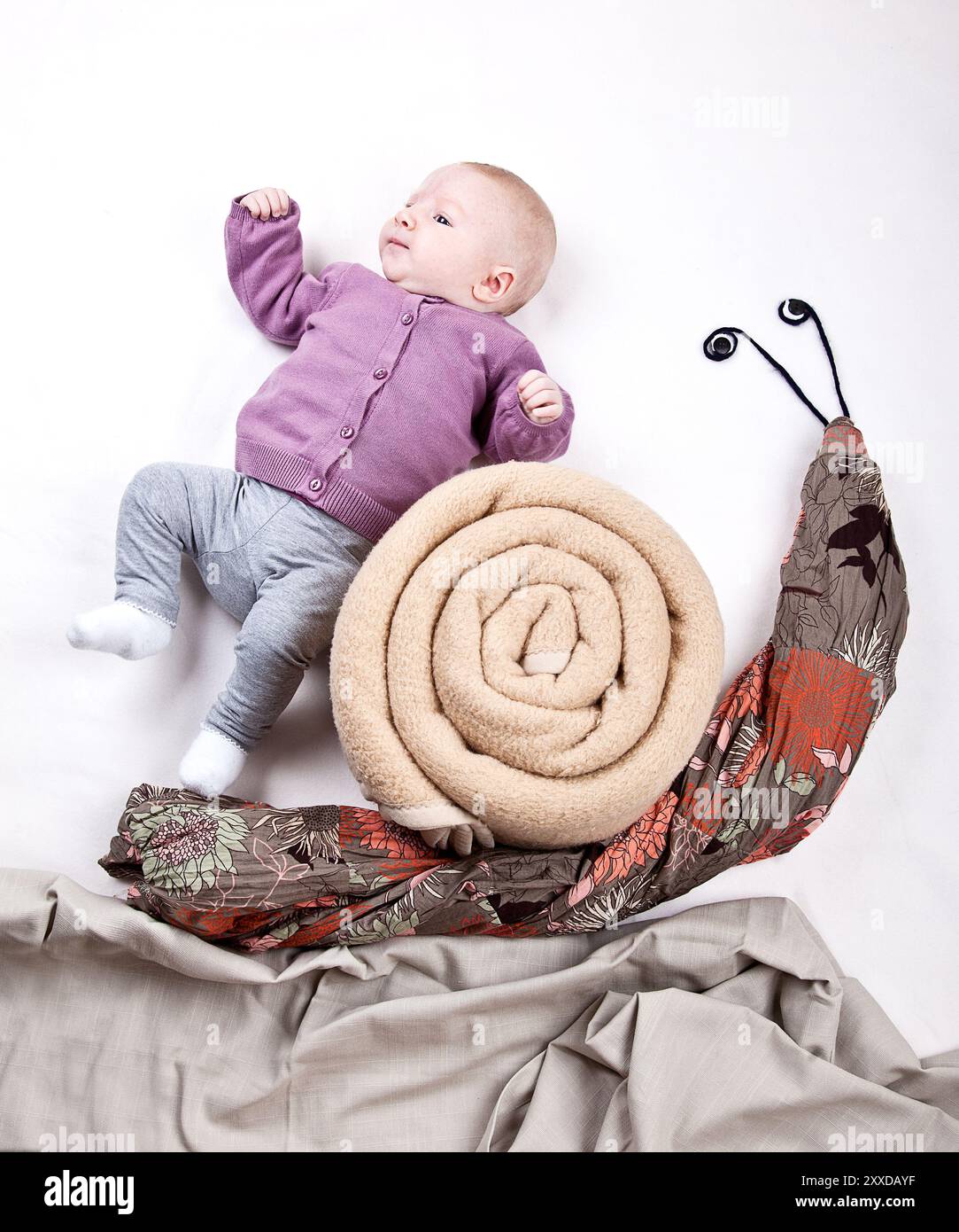 Baby in the land of fantasy Stock Photo - Alamy