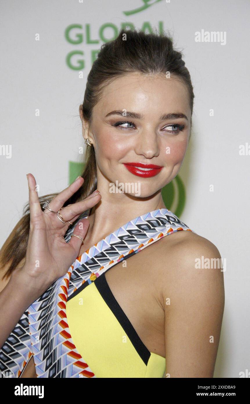 Miranda Kerr at the Global Green USA's 10th Annual Pre-Oscar Party held ...