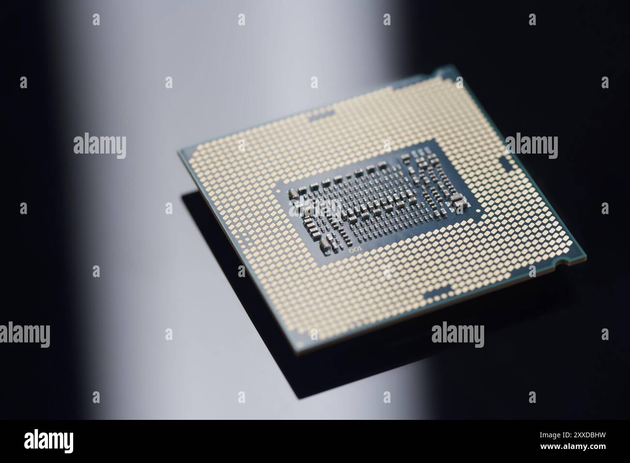 Closeup shot microprocessor isolated hi-res stock photography and ...