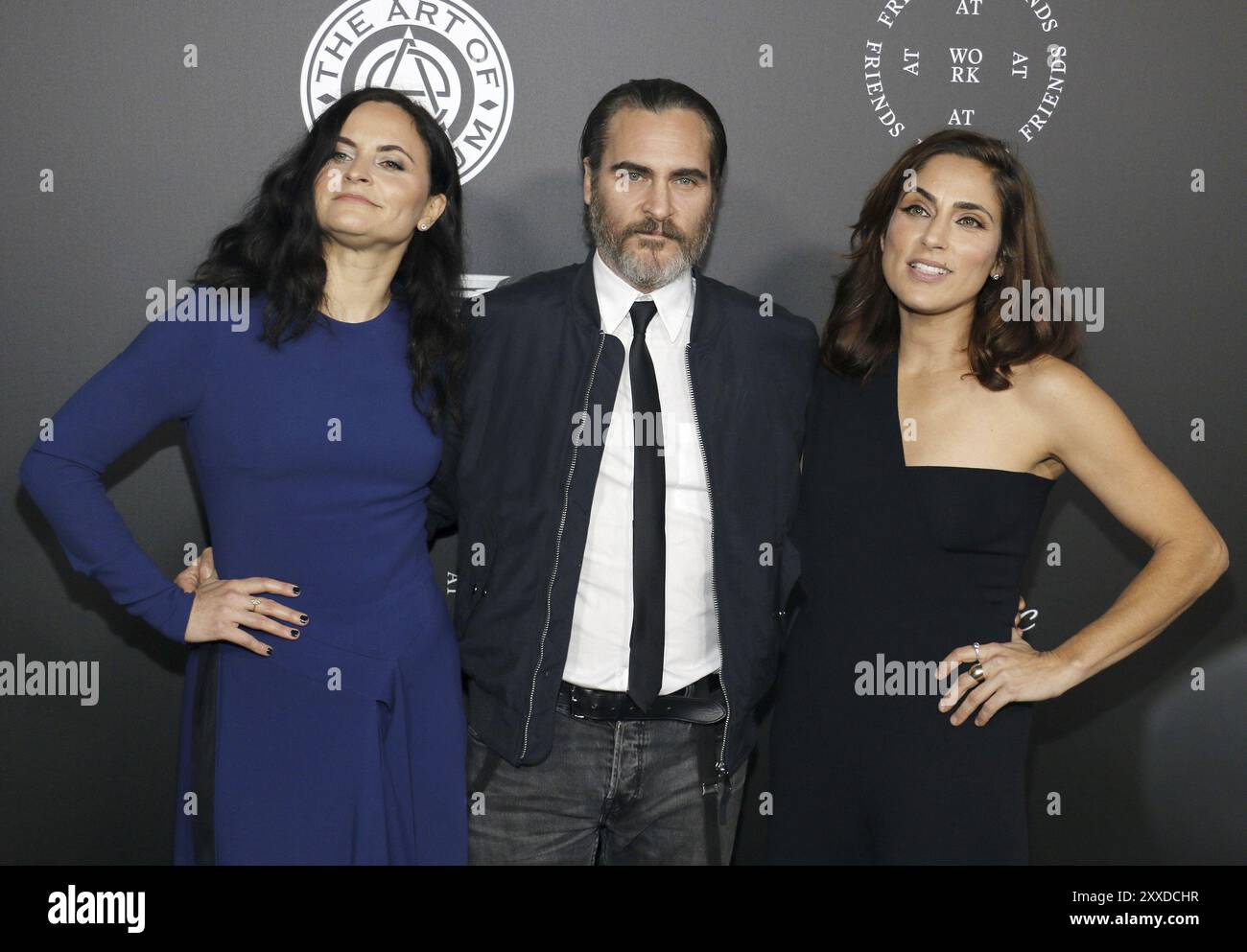 Rain Phoenix, Joaquin Phoenix and Summer Phoenix at the Art Of Elysium ...