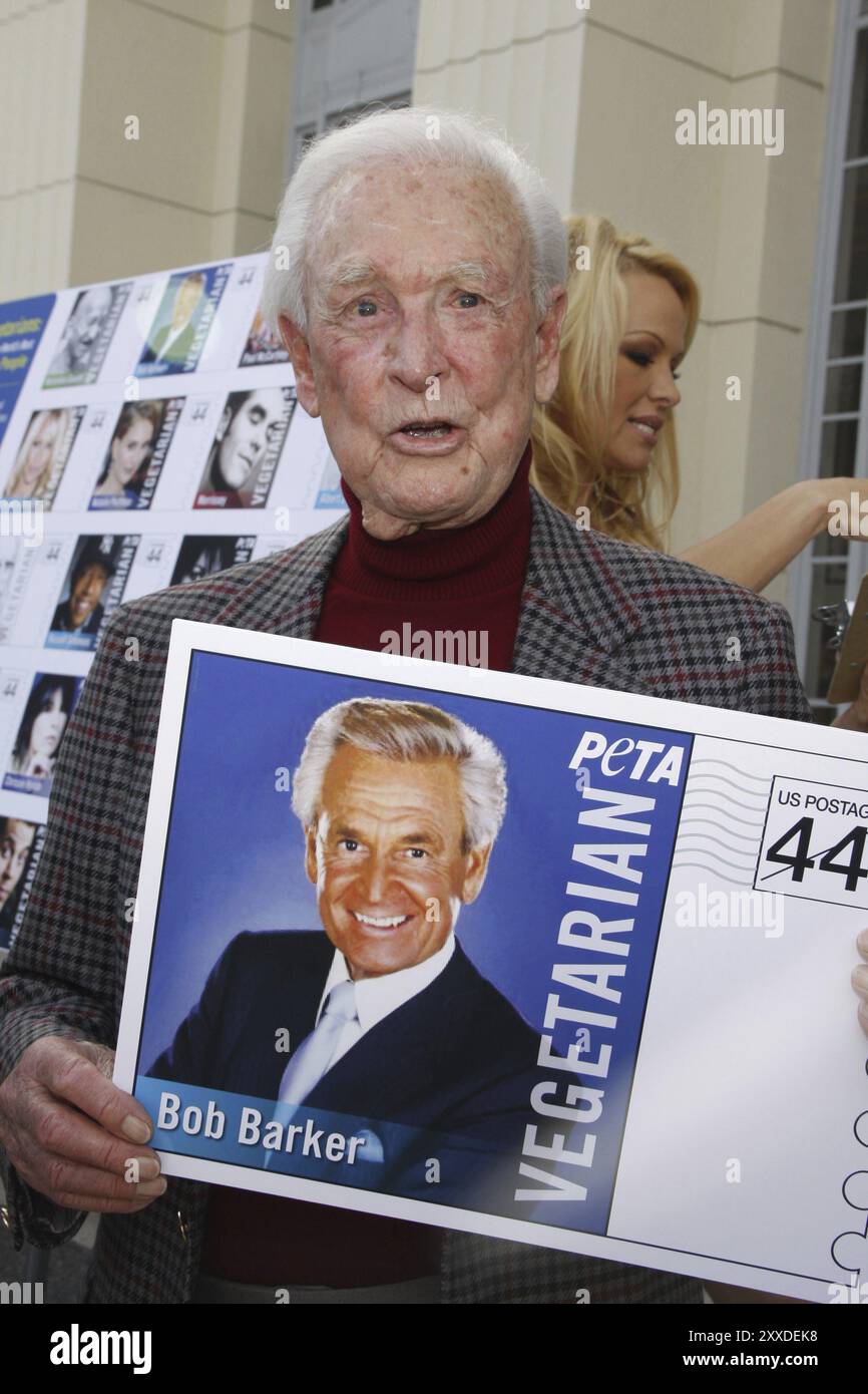 PETA Goes Postal: Pamela Anderson and Bob Barker Unveil Vegetarian ...