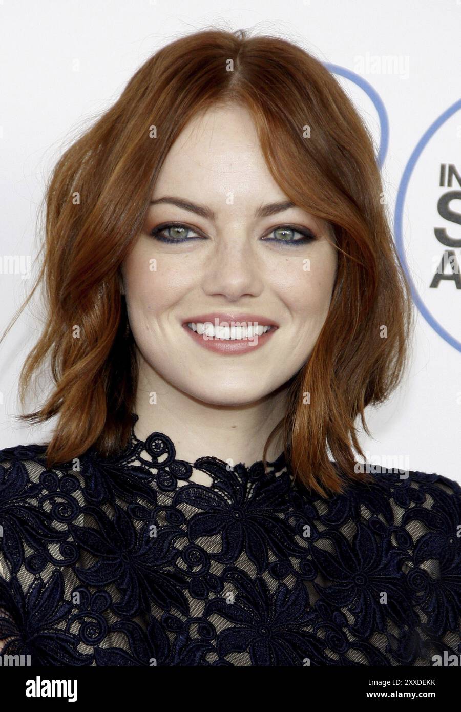 Emma Stone at the 2015 Film Independent Spirit Awards held at the Santa ...