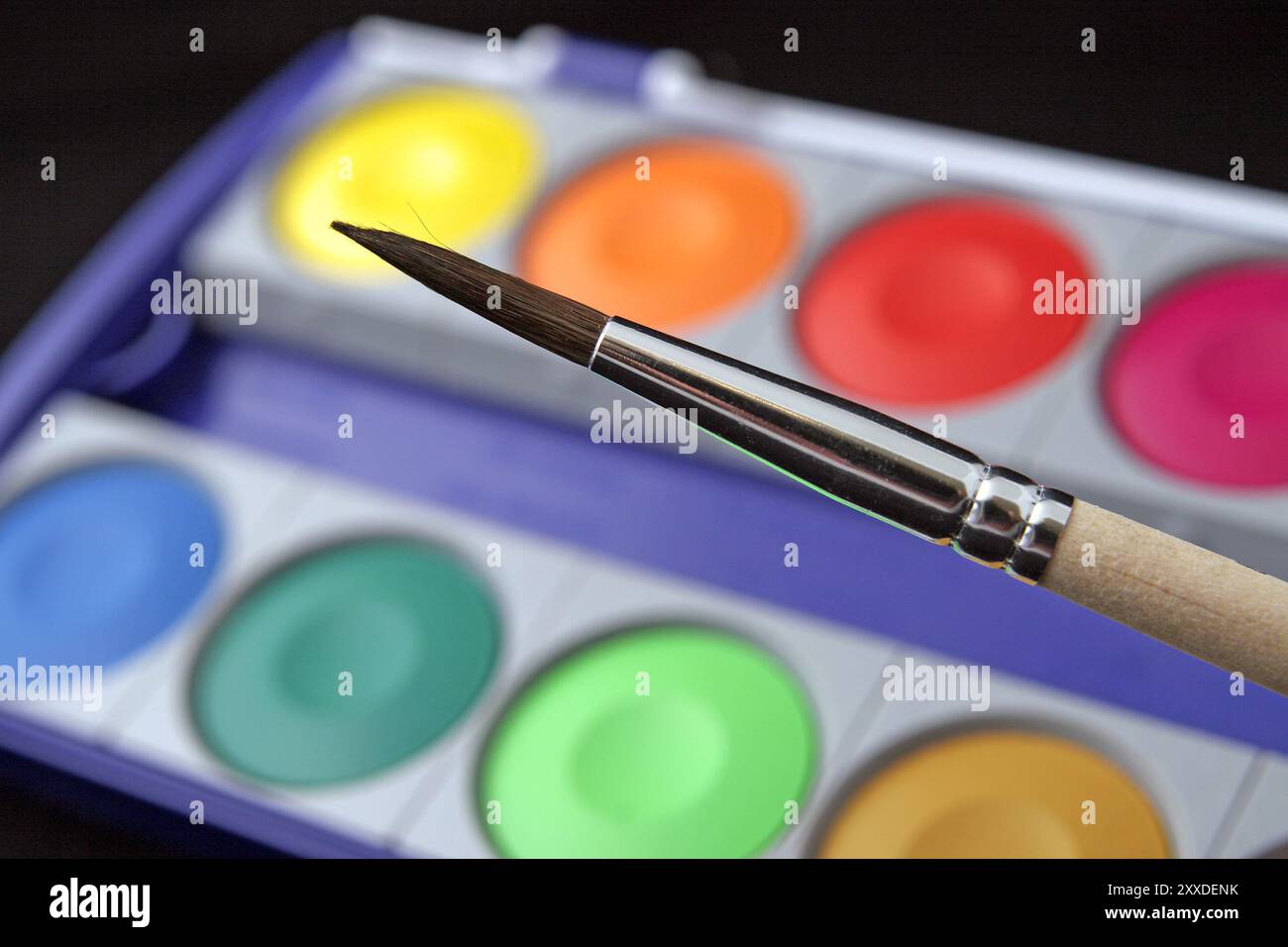 Watercolours colour palette in hi-res stock photography and images - Alamy