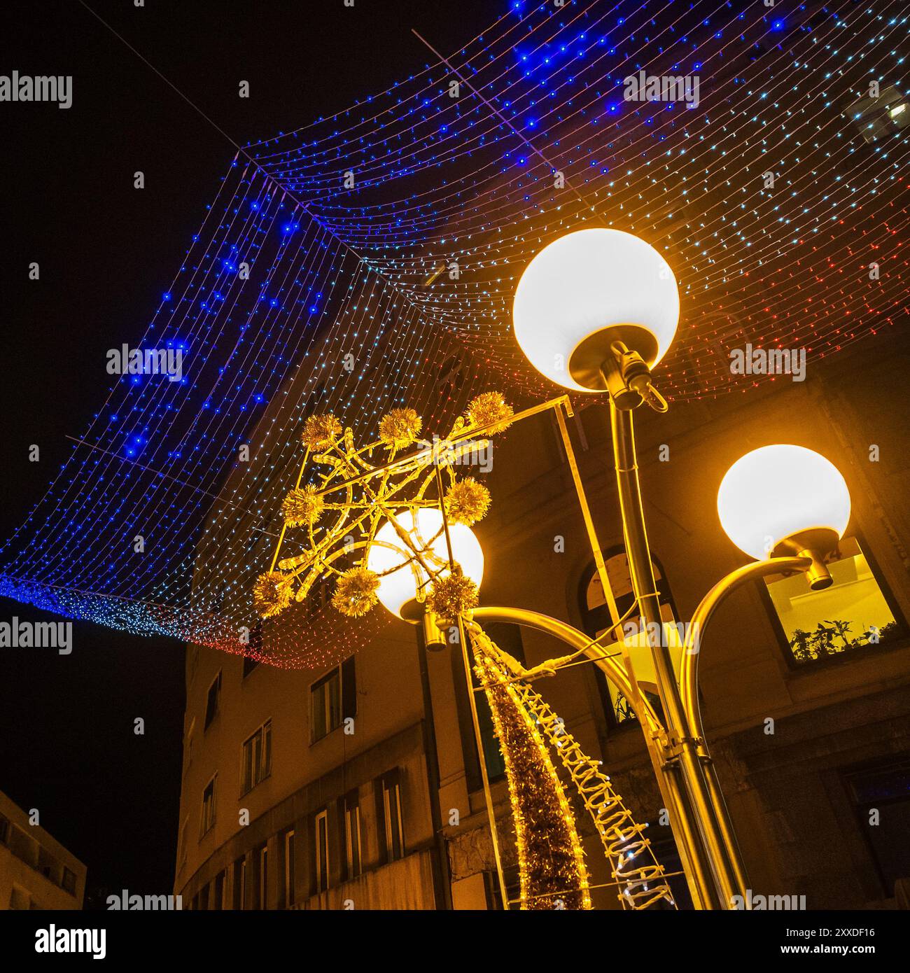 Zagreb lighting in Advent Stock Photo - Alamy