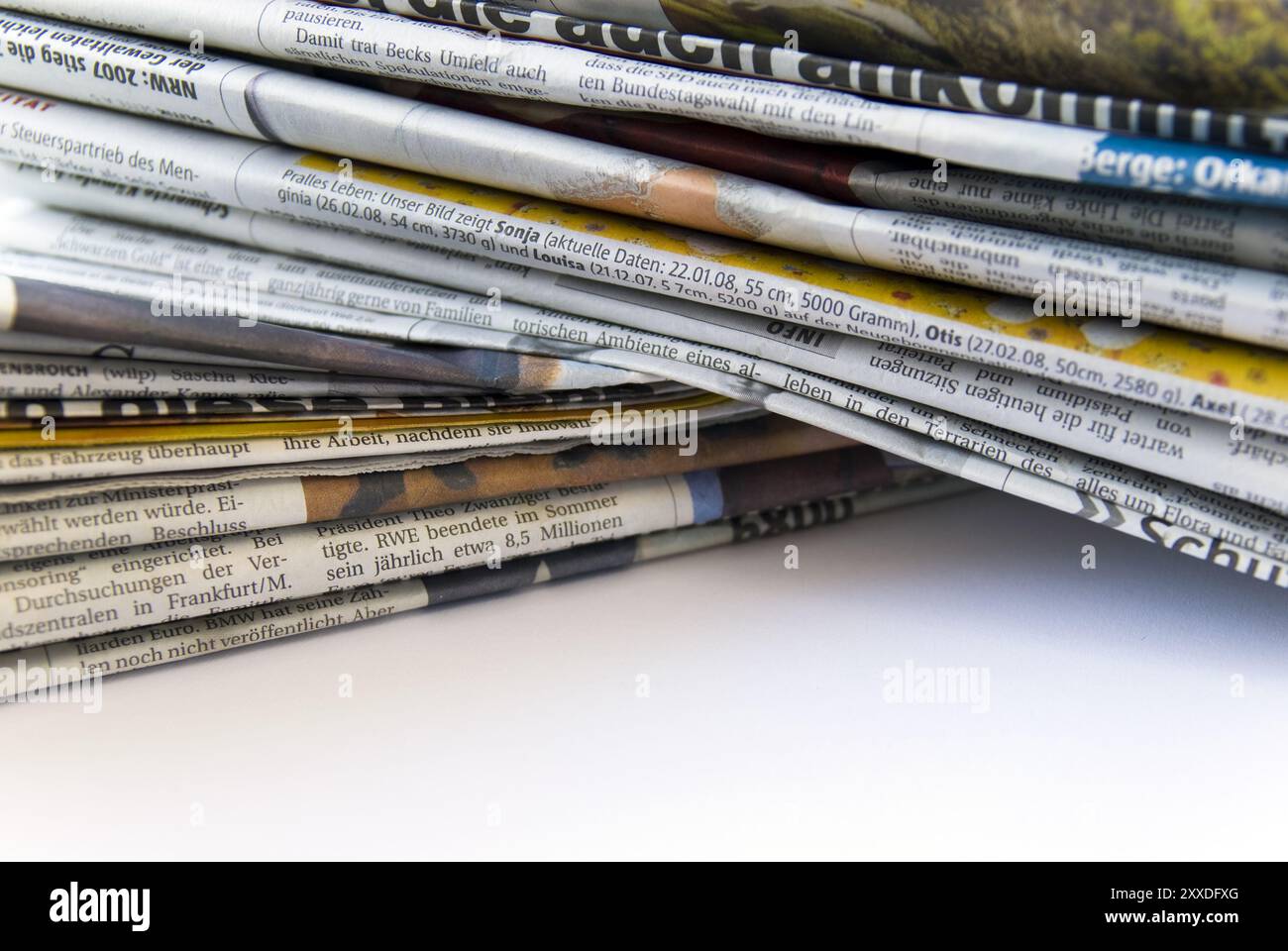 Magazine stack above hi-res stock photography and images - Alamy