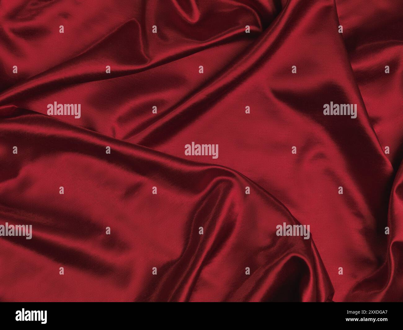 Red shiny silky fabric background Stock Photo - Alamy