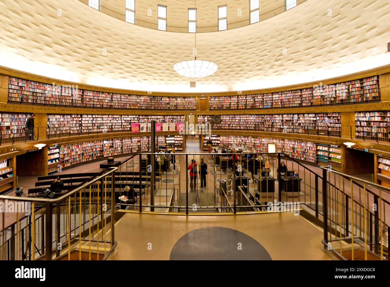 Library, interior, Stockholm, Sweden, Europe Stock Photo - Alamy