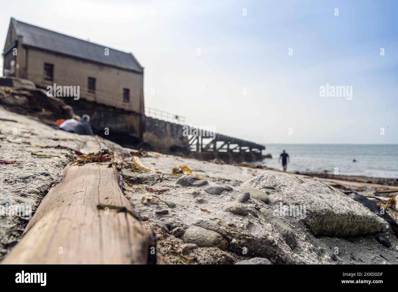 Old rescue station below the cliffs of Lizard point Stock Photo - Alamy