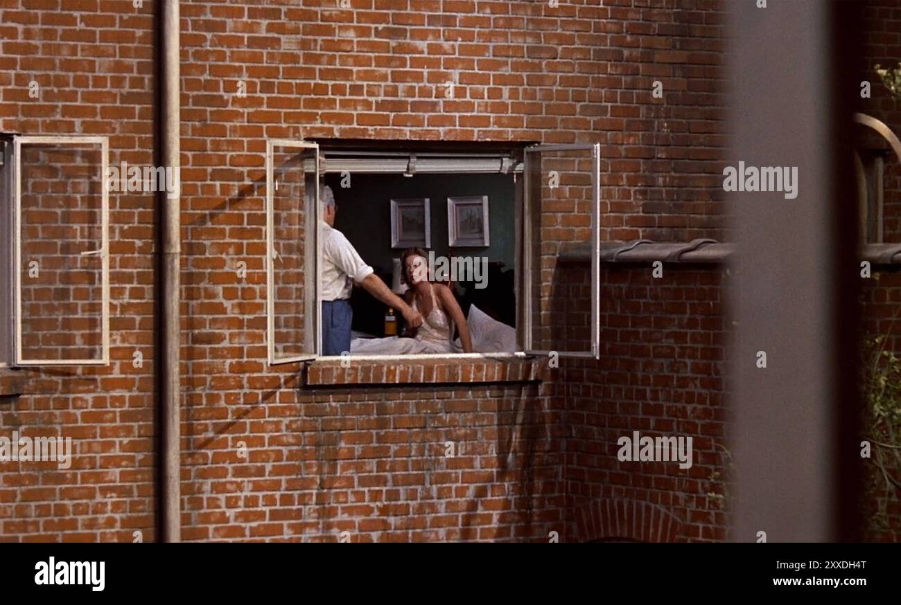 USA. Raymond Burr and Irene Winston in Rear Window - ((c) Paramount) a ...