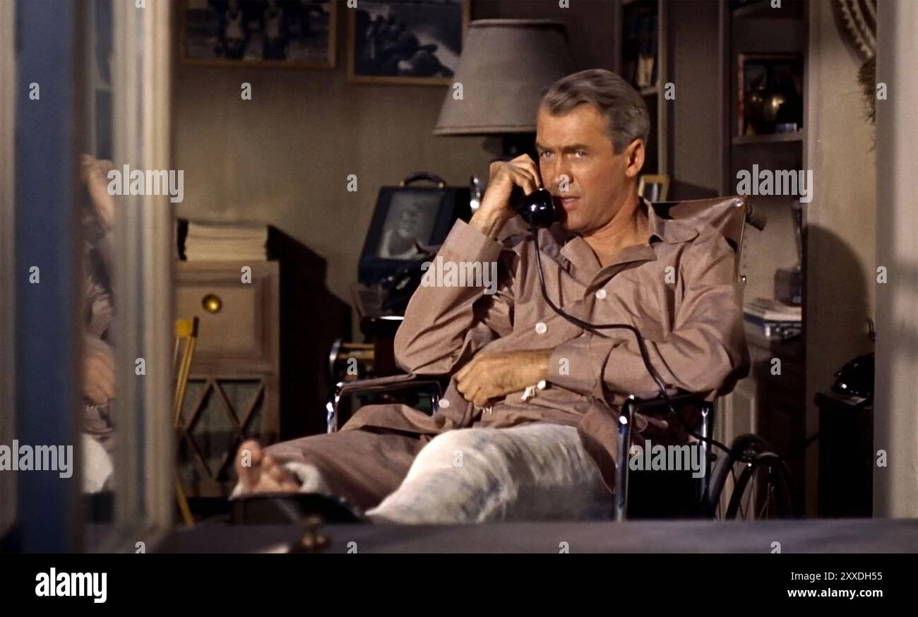 USA. James Stewart in Rear Window - ((c) Paramount) a 4K update of the ...