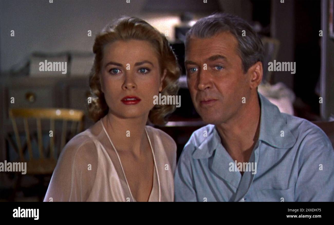 USA. Grace Kelly and James Stewart in Rear Window - ((c) Paramount) a ...