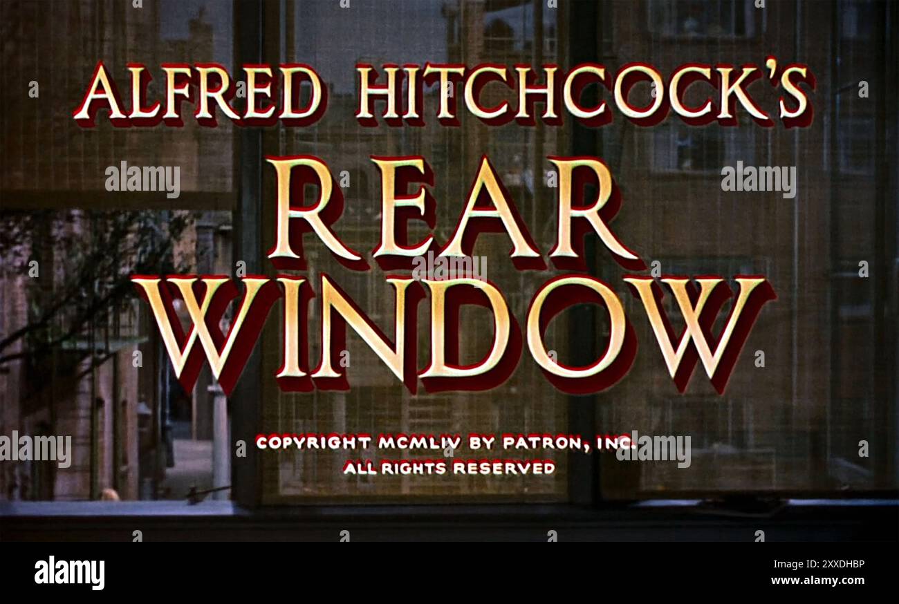 USA. Rear Window (c. Paramount) is a 4K update of the 1954 American ...