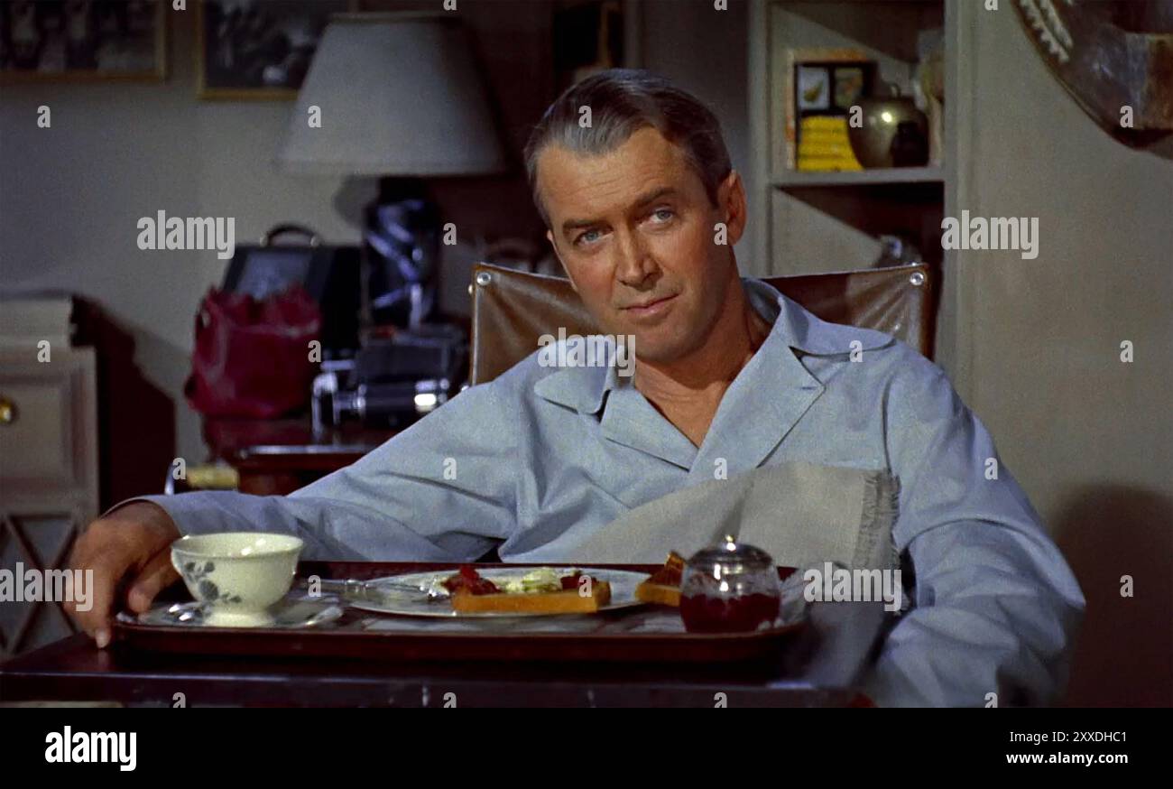 USA. James Stewart in Rear Window - ((c) Paramount) a 4K update of the ...
