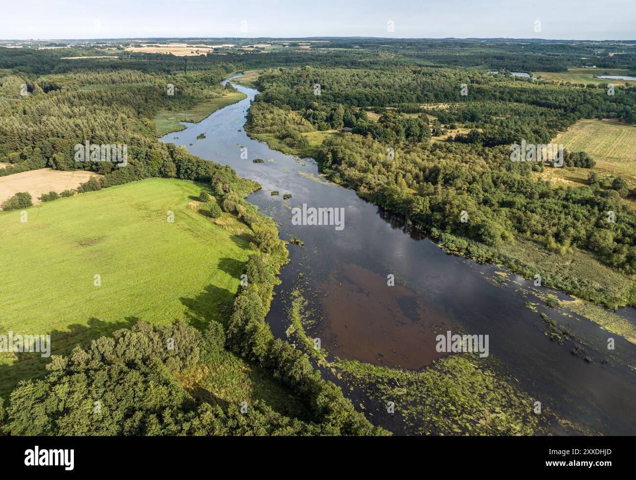 Aerial view wetlands river hi-res stock photography and images - Alamy