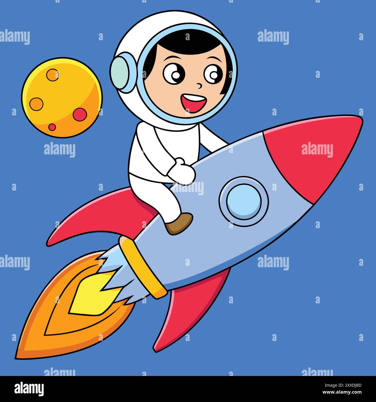 Astronautcartoon hi-res stock photography and images - Alamy