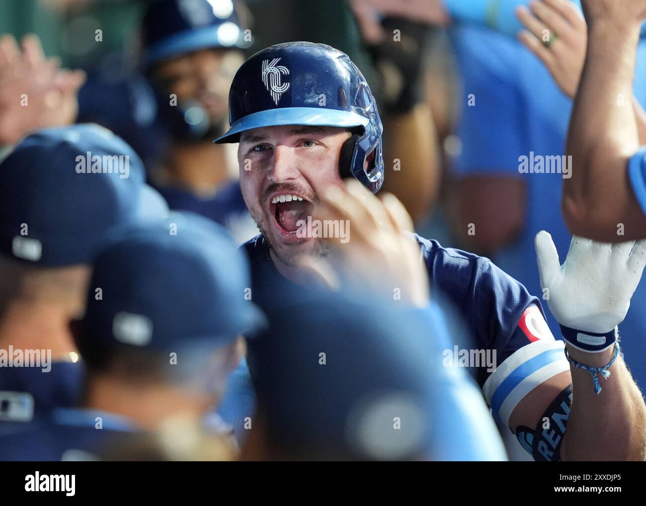AUG 23, 2024: Kansas City Royals outfielder Hunter Renfroe (16 ...