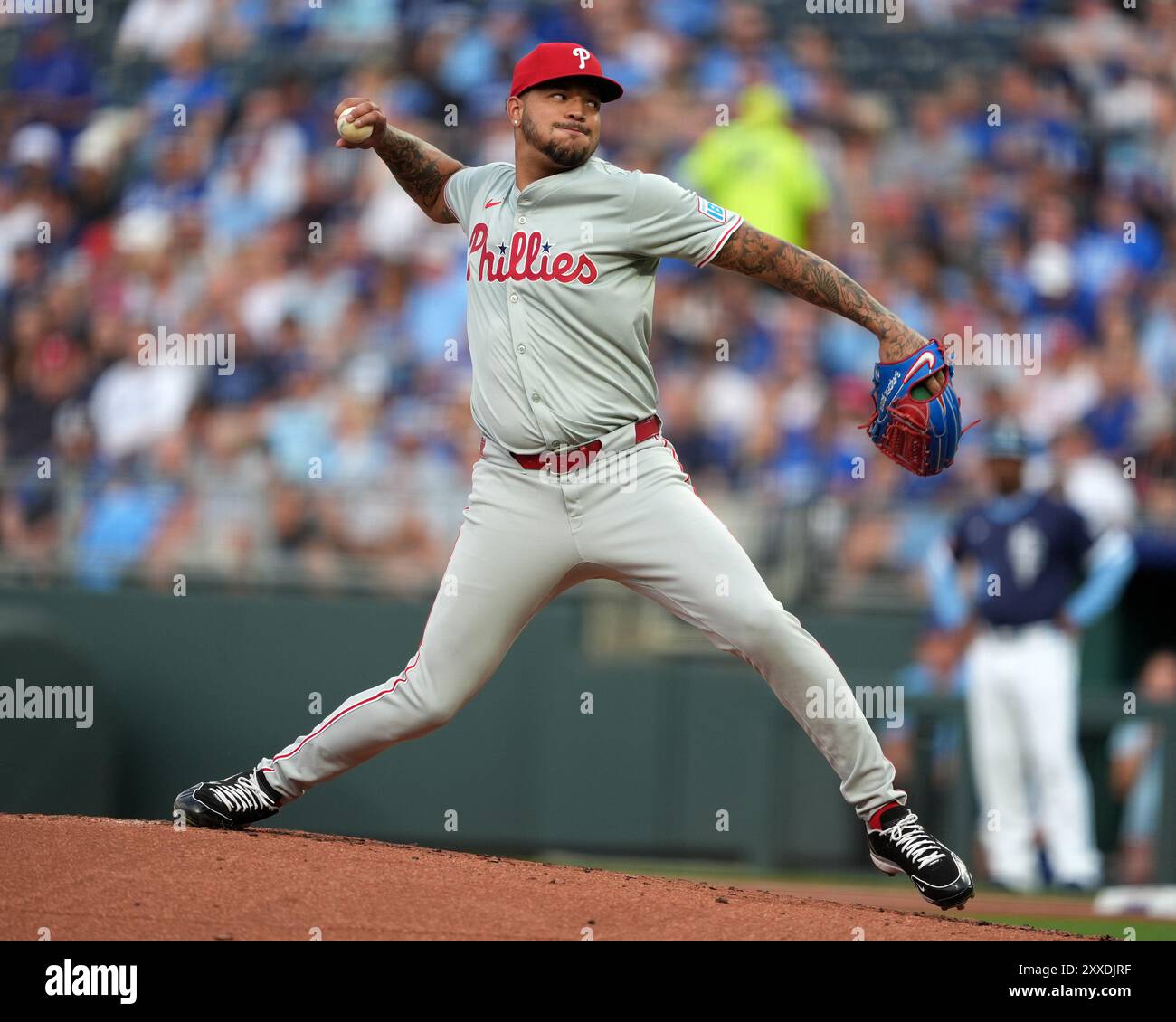 AUG 23, 2024: Philadelphia Phillies pitcher Taijuan Walker (99) pitches ...