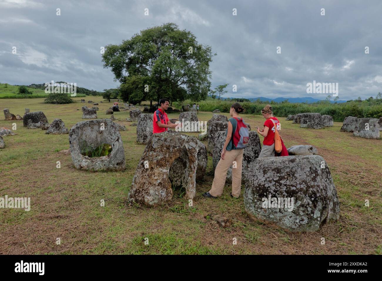 UNESCO World Heritage Plain of Jars, Phonsavan, Xieng Khouang, Laos ...