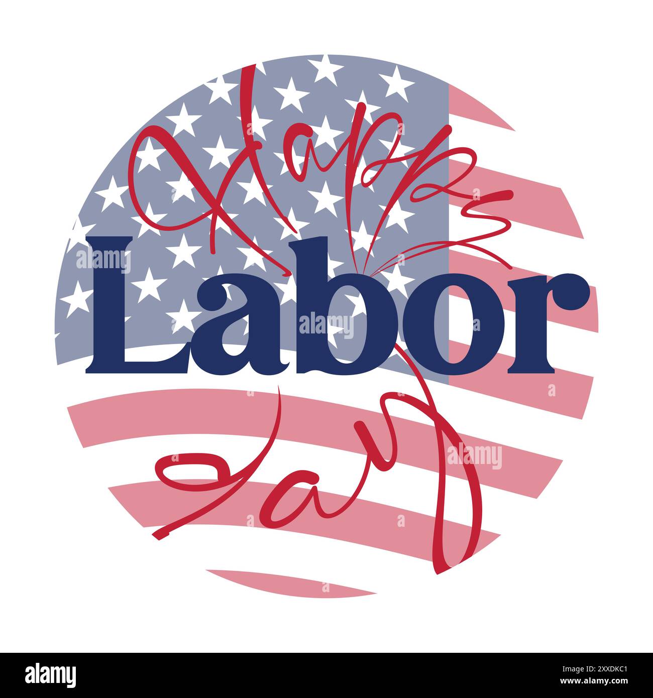 Happy Labor Day, International Workers Day wishes card or poster design ...