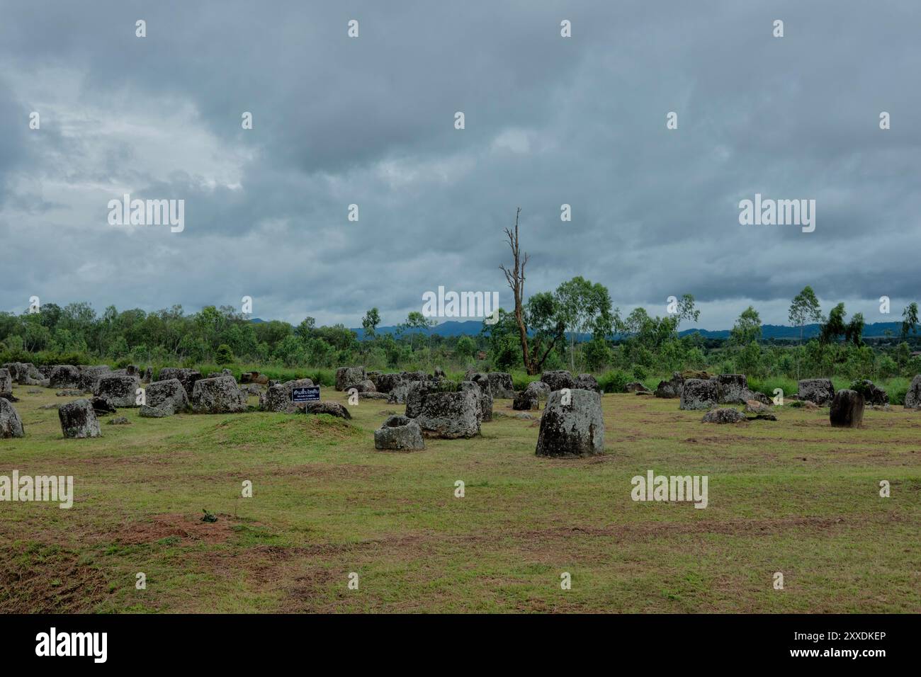 UNESCO World Heritage Plain of Jars, Phonsavan, Xieng Khouang, Laos ...