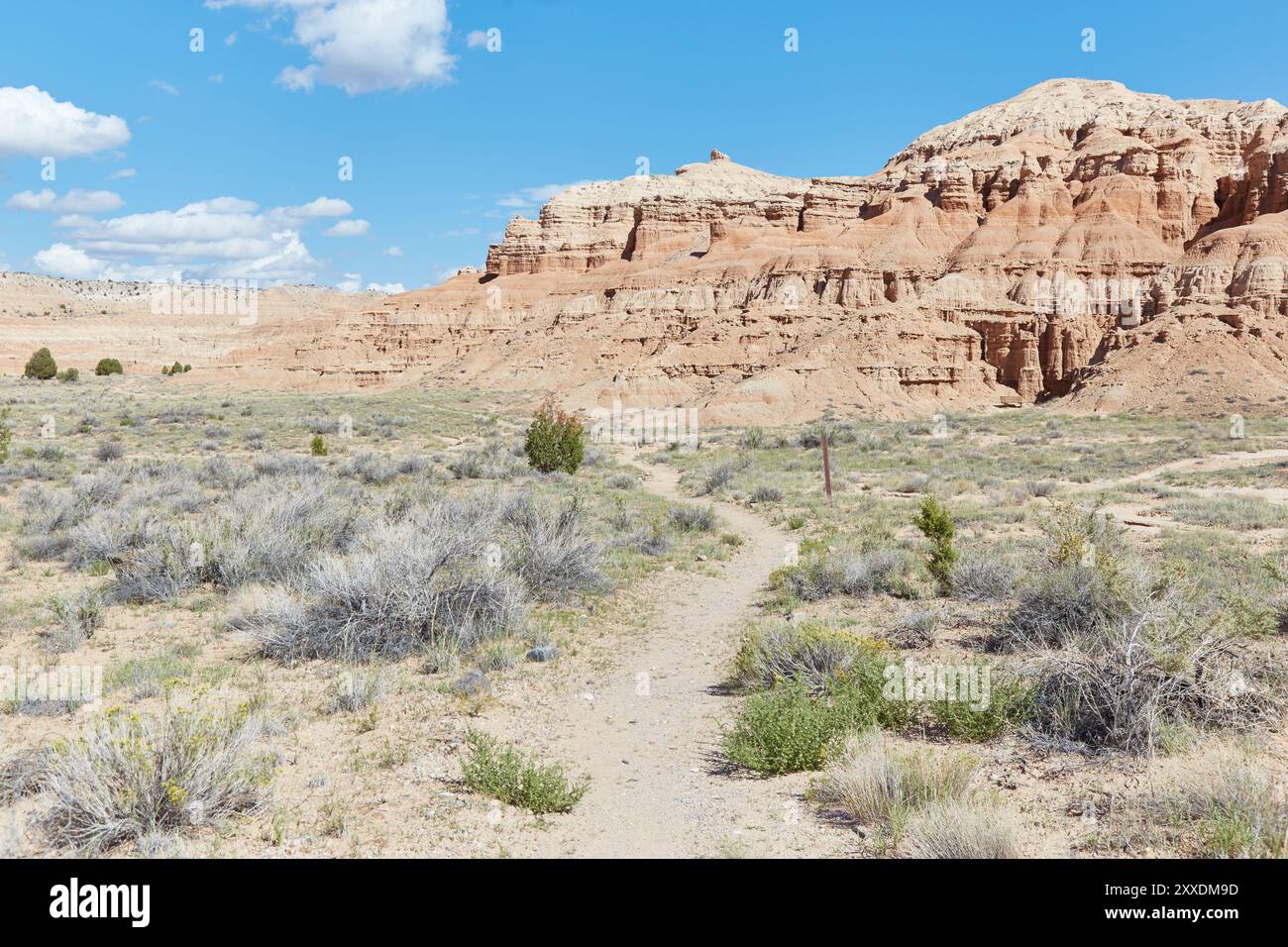 Cathedral Gorge State Park is known for its narrow slot canyon and ...